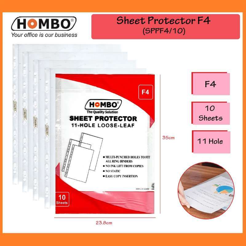 Jual Sheet Protector F4 / Document Protector / Plastik Sleeves / Pp ...