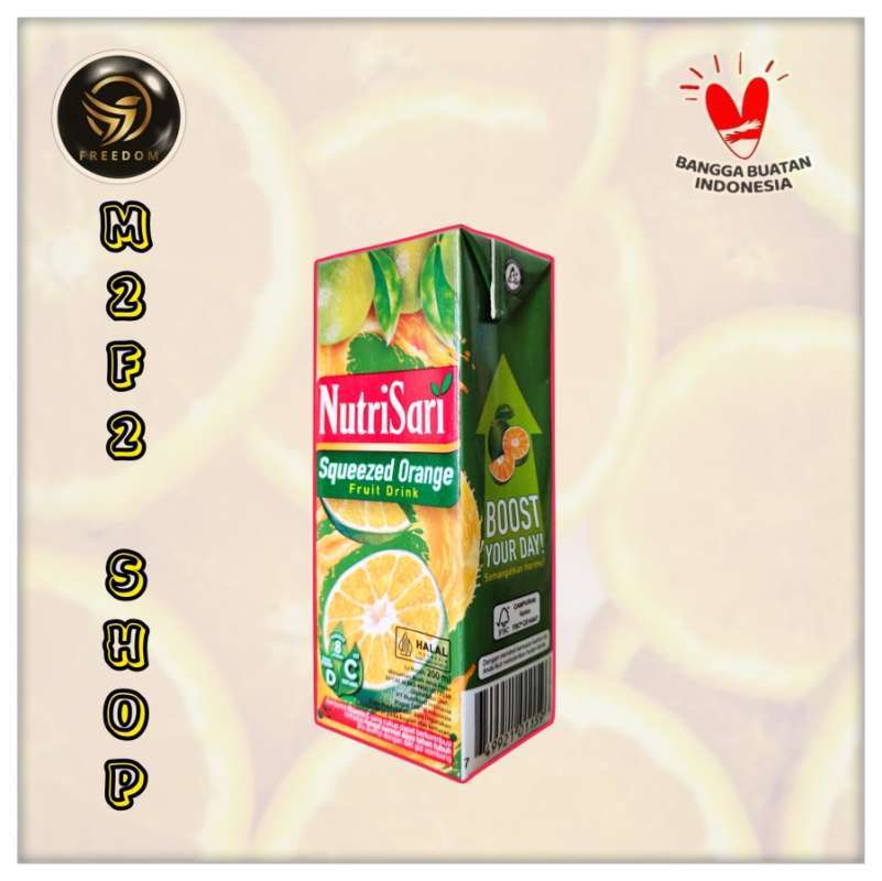 Jual Juice Nutrisari Squeezed Orange | Jeruk Peras Kotak - 200 Ml ...