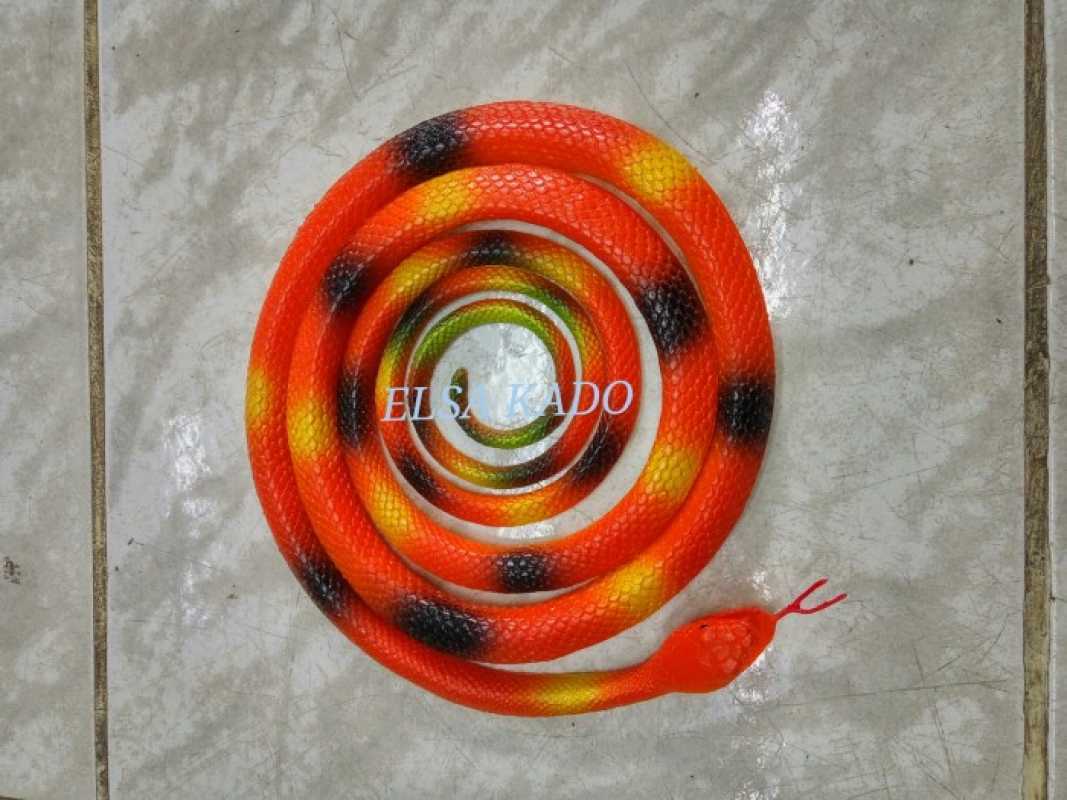Jual Mainan Anak Binatang Ular Karet Animal Snake Di Seller Premier ...