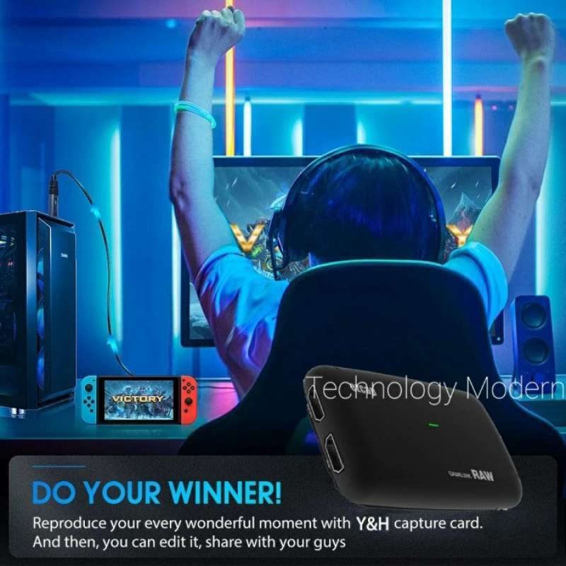 Promo Usb Game Capture Card Live Streaming Box Record In 4k With ...