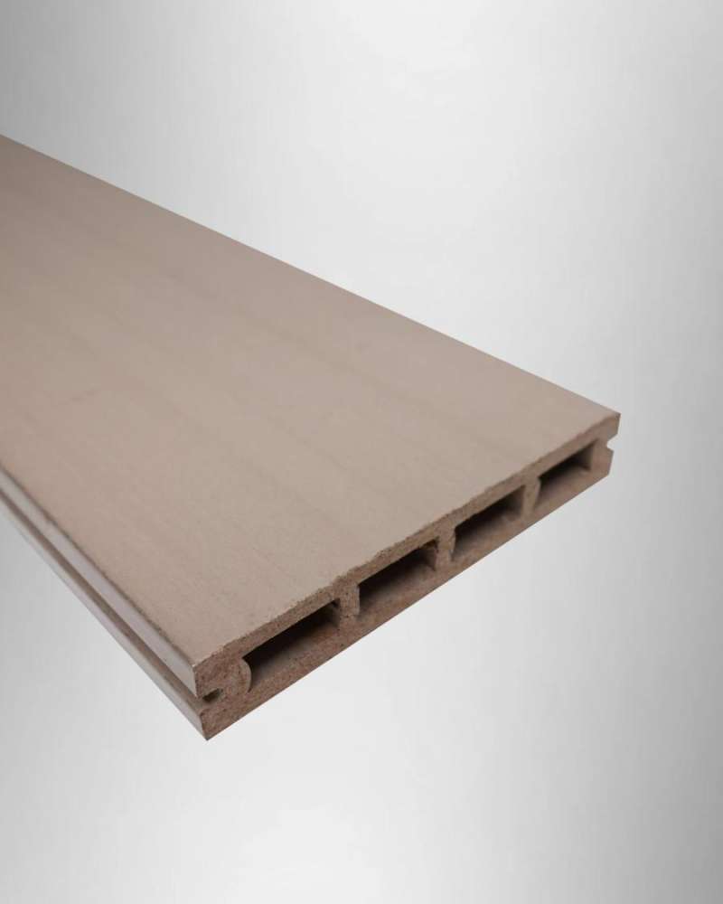 Jual Lantai kayu HPC wood Decking outdoor subtitute Vinyl / HPL - White ...