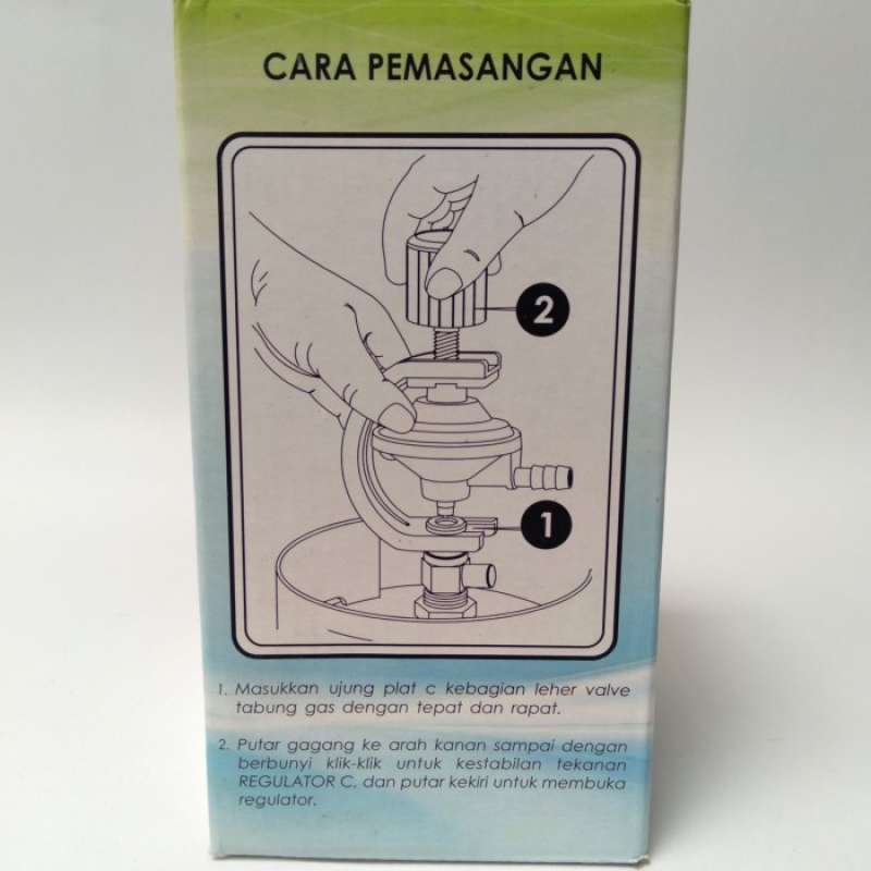 Jual DESTEC COM U12R Regulator Kepala Tabung Gas LPG Tekanan Rendah Low ...