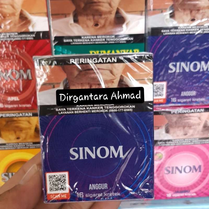 Jual Rokok SINOM ANGGUR - GRAPE 16 Batang kretek di Seller Dirgantara ...