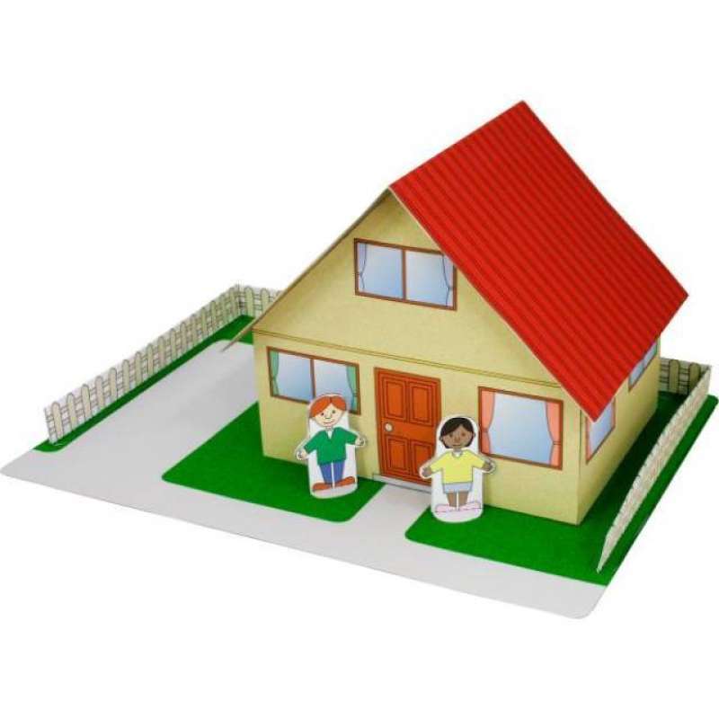 Promo Papercraft Diorama Rumah Mini Diskon 41% Di Seller Stiker Apik ...