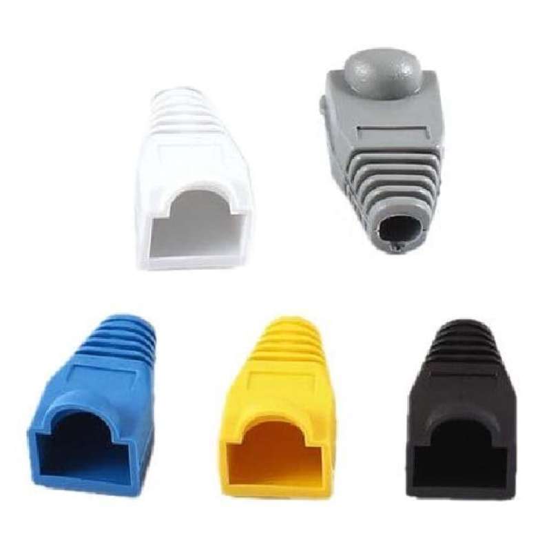 Jual Pelindung Ujung Kabel Lan Ethernet RJ45 Modular Plug / Connector ...