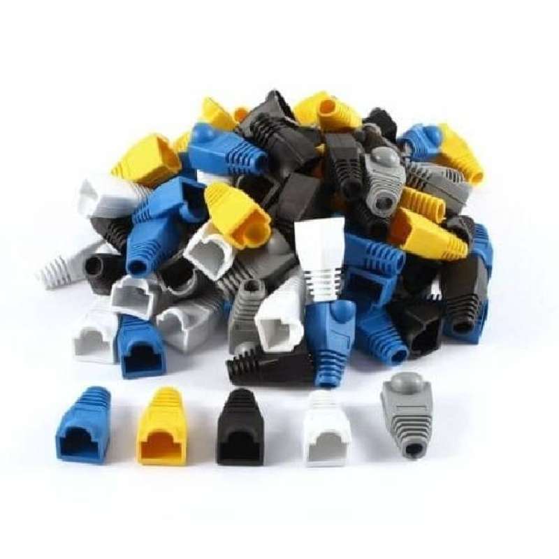 Jual Pelindung Ujung Kabel Lan Ethernet RJ45 Modular Plug / Connector ...