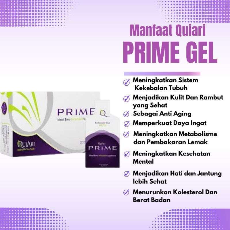 Jual Quiari Prime Gel 1 Box 30 Sachet Antioksidan Antioxidant Di Seller ...