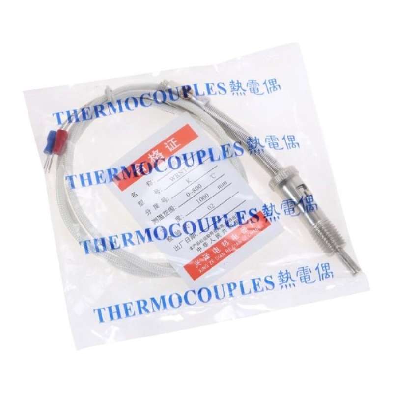 Jual Thermocouple Type K Bayonet Probe Kabel 2M Stainless Temperatur ...