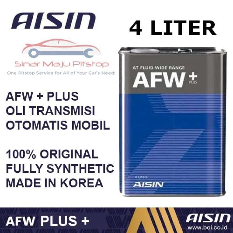 Jual Oli ATF Pelumas Transmisi Otomatis Mobil AISIN AFW + PLUS ORIGINAL ...