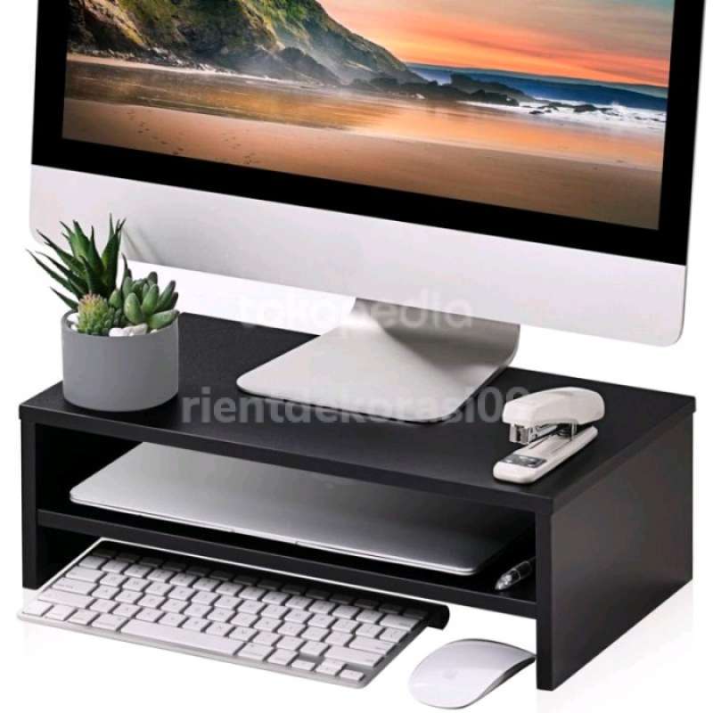 Promo meja standar monitor dudukan pc/meja laptop minimalis.(50x20x15 ...
