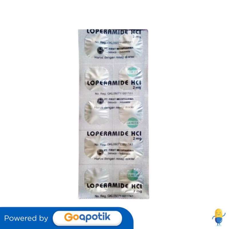 Jual Loperamide Hcl First Medipharma 2 Mg Strip 10 Tablet Di Seller ...
