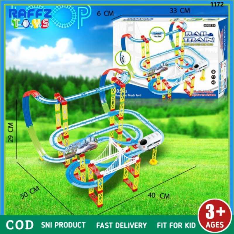 Jual Mainan Mobil Mobilan Anak Track Rel Kereta Lintasan Jalur Train ...