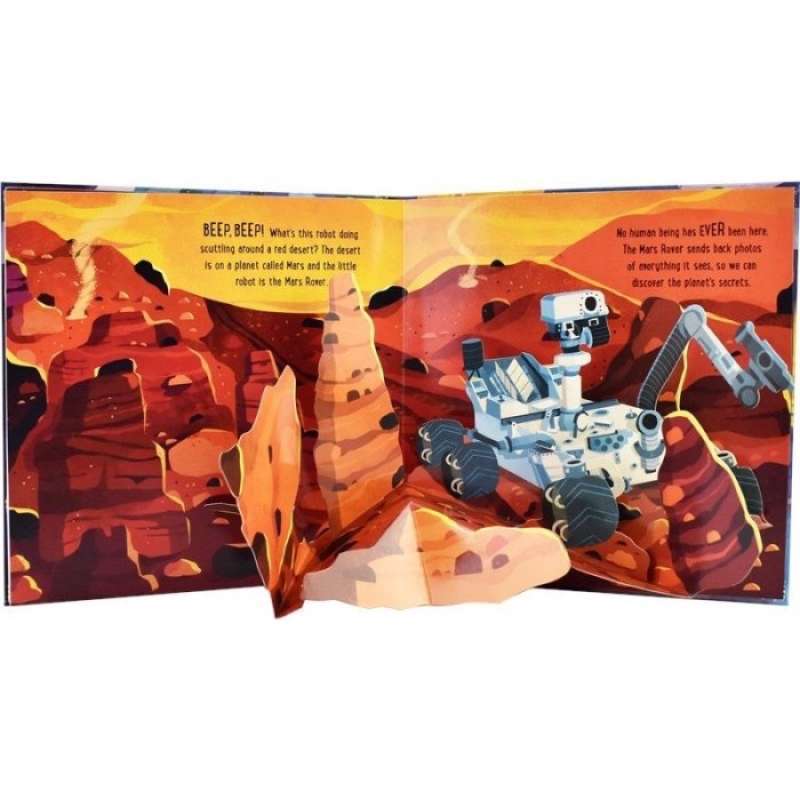Promo Usborne Space Pop Up Imported Education Book - Buku Impor Edukasi ...