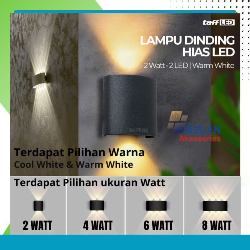 Jual Lampu Dinding 2w 4w 6w 8w 10w Cahaya Hangat/putih Taman Outdoor Led Wall Light Lampu ...