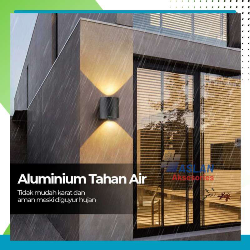 Jual Lampu Dinding 2w 4w 6w 8w 10w Cahaya Hangat/putih Taman Outdoor ...