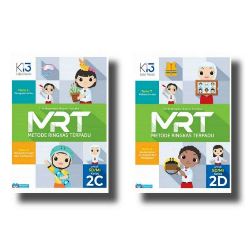 Jual BUKU MRT 2C-2D SEMESTER 2 UNTUK SD/MI KELAS II K13 REVISI di ...