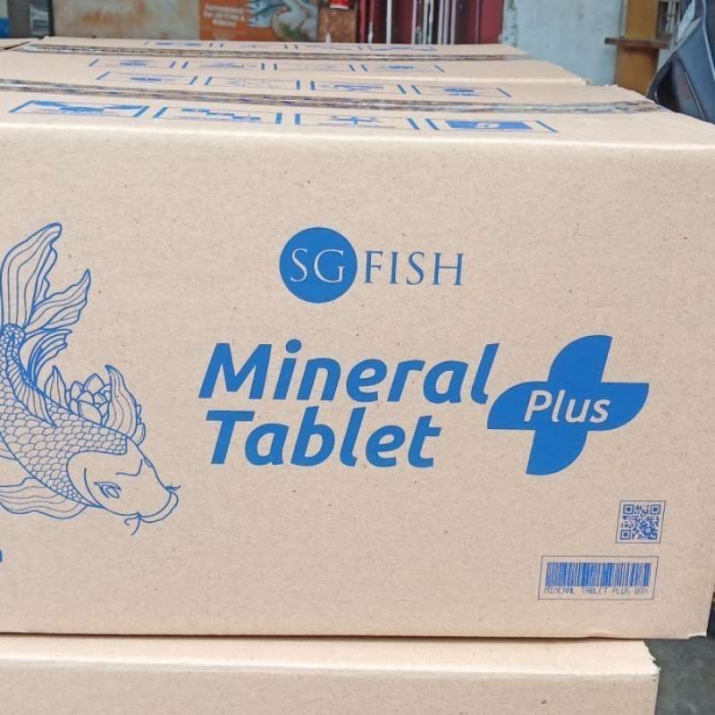Promo SG FISH MINERAL TABLET PLUS VITAMIN C 40 tablet 1 dus 30 pcs ojol ...