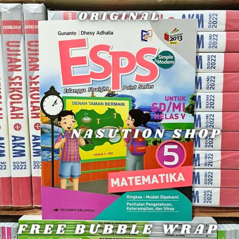 Jual Buku ESPS Matematika kelas 5 SD Erlangga di Seller Pilihan Shop - Harapan Jaya, Kota Bekasi ...