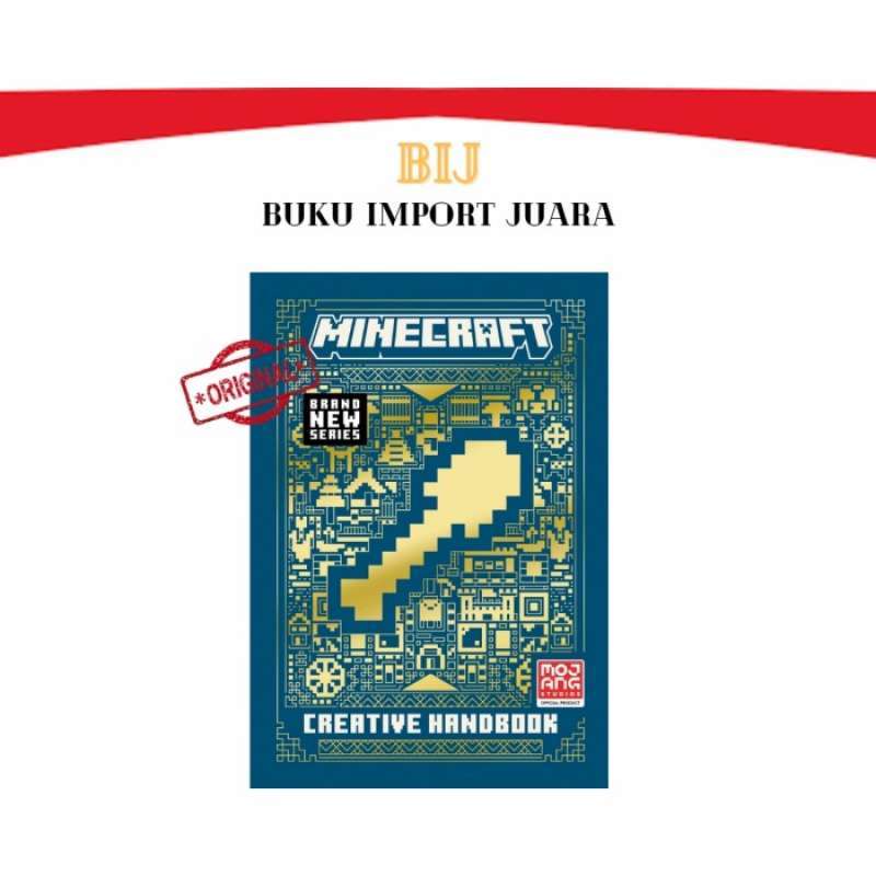 Jual Buku Import All New Official Minecraft Creative Handbook Di Seller ...
