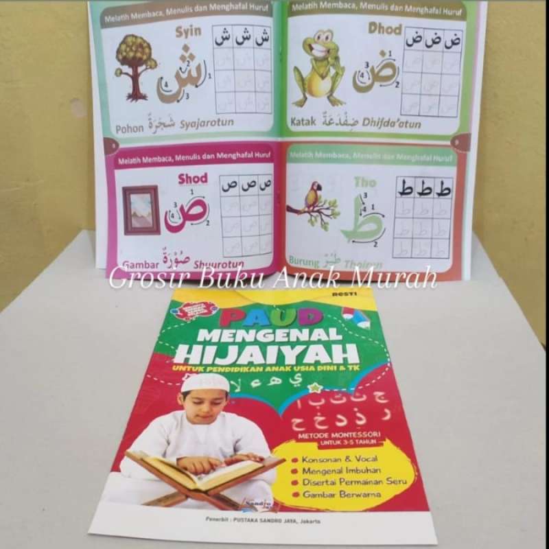 Promo Buku Paud Mengenal Huruf Angka Hijaiyah Untuk Paud Tk Dan Pra Sd ...