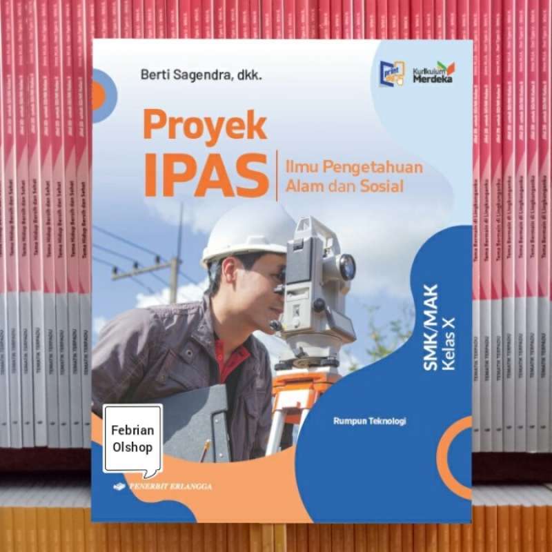 Promo Buku Proyek Ipas Smk/mak Kelas 10 (x) Kurikulum Merdeka Erlangga ...