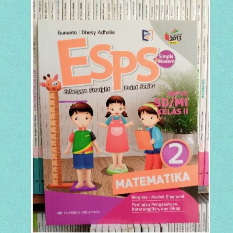Promo Buku Esps Matematika 2 Erlangga Untuk Sd/mi Kelas Ii K13 Revisi Diskon 29% Di Seller Onic ...