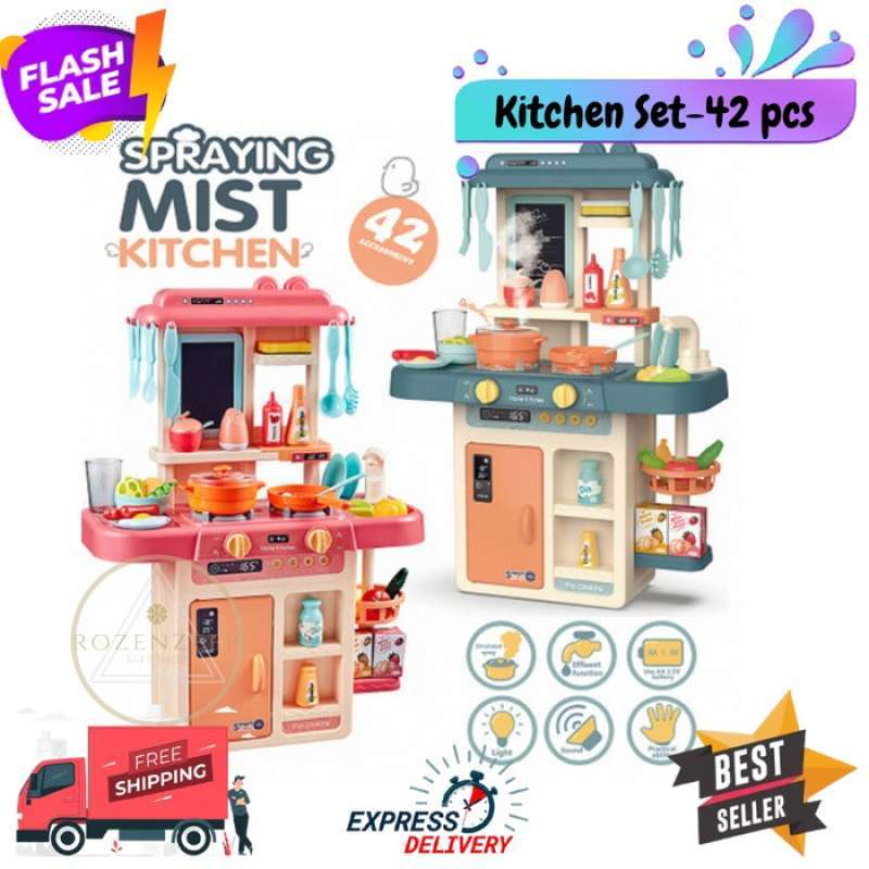 Promo Mainan Anak Kitchen Set 42pc Besar Set Dapur Masak Masakan 42pc ...