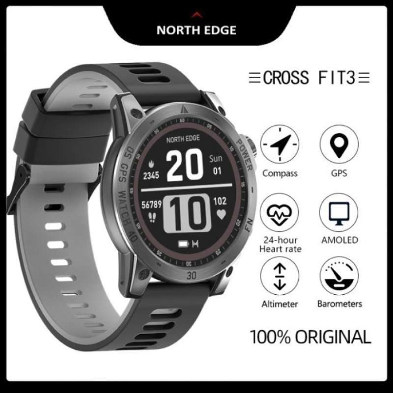 Promo North Edge Cross Fit 3 Gps Smartwatch Amoled Compass Barometer ...