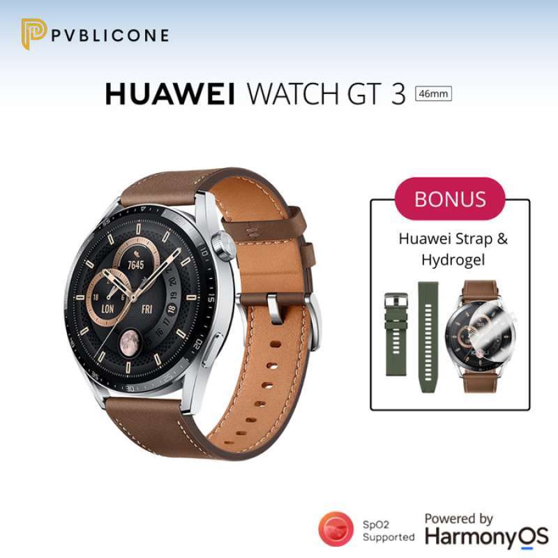 Promo HUAWEI Watch GT3 GT 3 46mm | All-Day SpO2 Monitoring Garansi ...