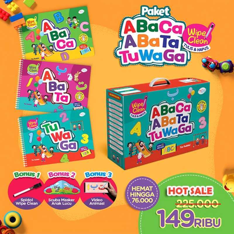 Promo Belajar Membaca Mengaji Dan Berhitung : Abaca Abata Tuwaga Diskon ...