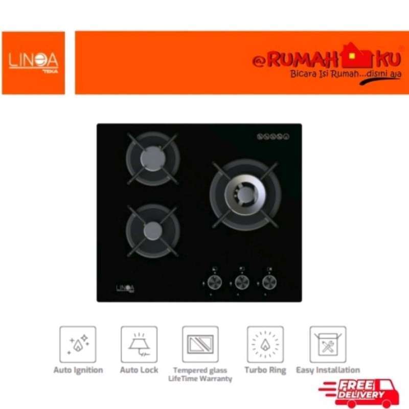 Promo Kompor Tanam Linea By Teka Gln 60 3g Built -in Gas Hobs Diskon 48 ...