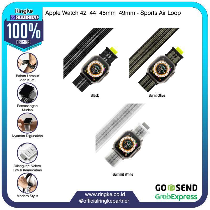 Promo Ringke Apple Watch Sports Watch Strap Air Loop Tali Jam Tangan ...