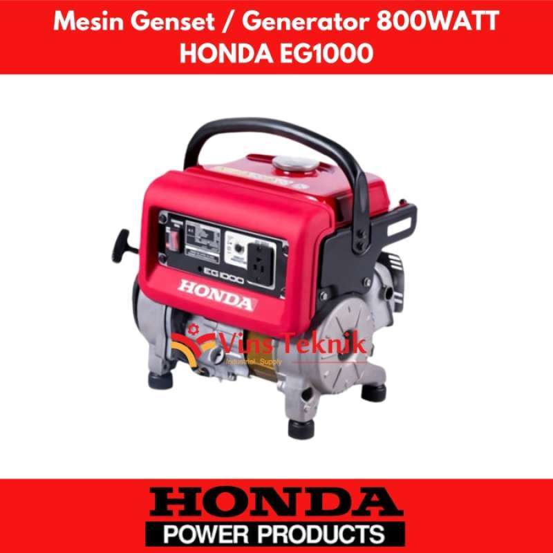 Promo Mesin Genset Eg1000 Honda Generator Bensin 850kva 850 Watt Diskon ...