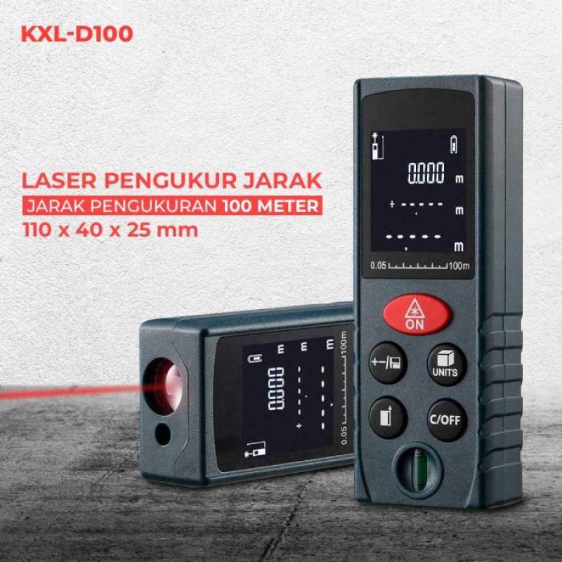 Promo Meteran laser digital 100 m distance meter alat ukur jarak Diskon ...