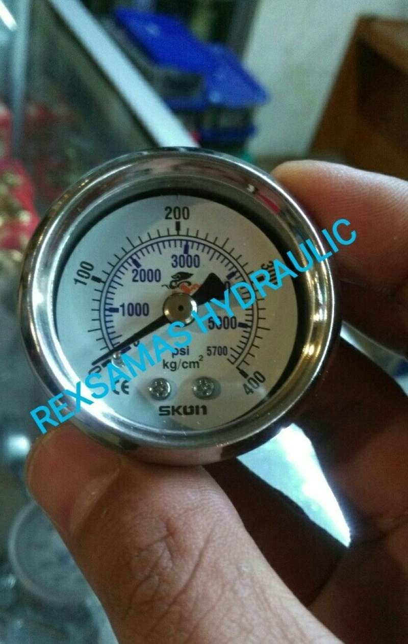Promo PRESSURE GAUGE / MANOMETER 40MM MERK SKON 350 KG/CM2 Diskon 23% ...