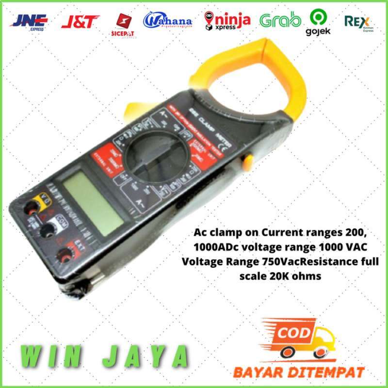 Promo TANG AMPERE DIGITAL 1000A DIGITAL CLAMP METER 1000A SINHWA DT266 Diskon 23% di Seller CV ...