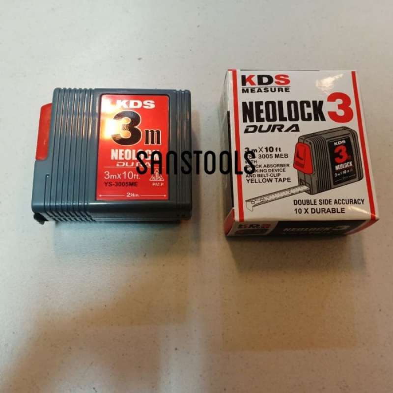 Promo Meteran Kds 3m Neolock Japan Measuring Tape 3 M Meter Neo Lock 3 ...