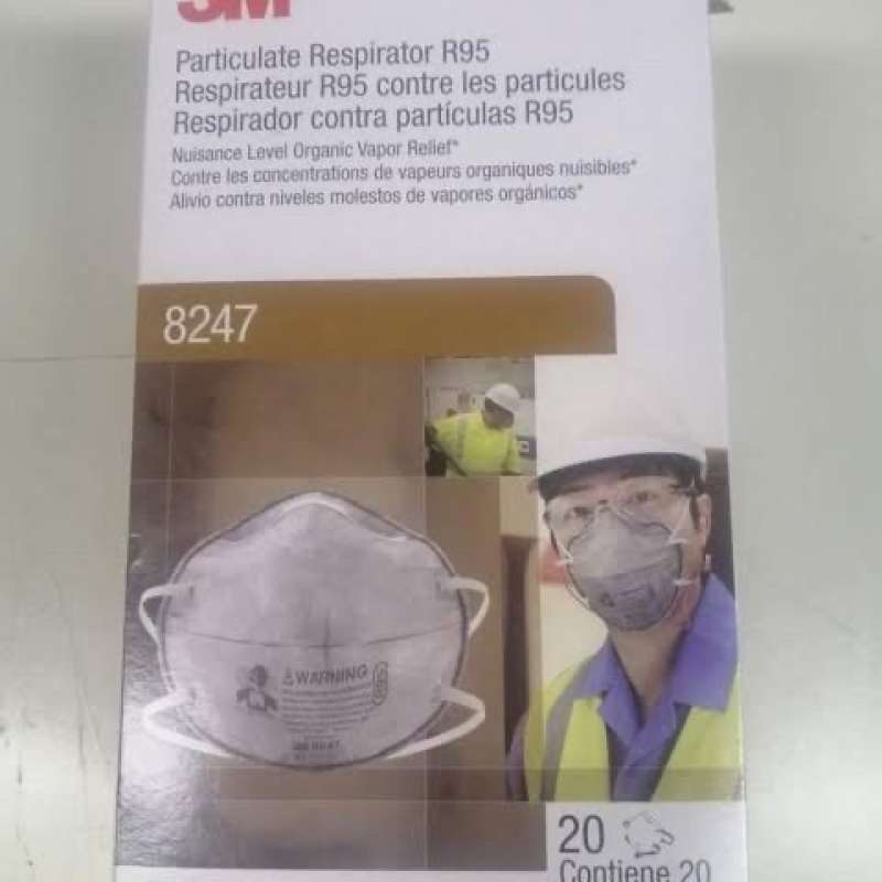 Promo 3m Masker Respirator 8247 R95 Diskon 23% Di Seller Cv Kinesia ...