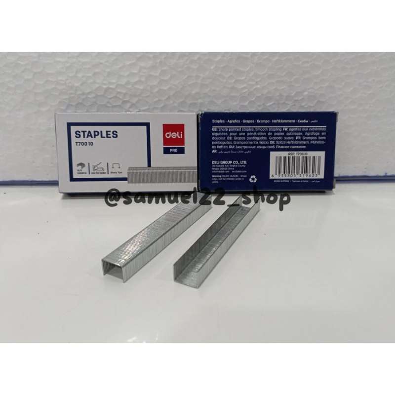 Jual Isi Staples / Refill Stapler Deli T700 10 13/8 Di Seller Goshen ...