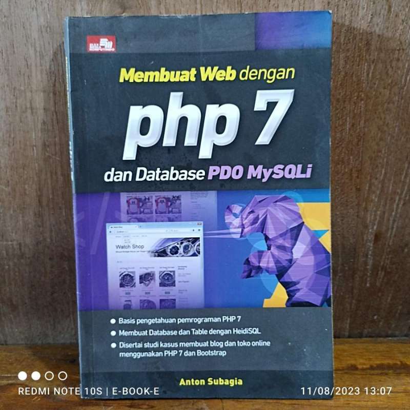 Jual buku komputer membuat web dengan PHP 7 dan data base PDO MySqLi ... Jual buku komputer membuat web dengan PHP 7 dan data base PDO MySqLi ...