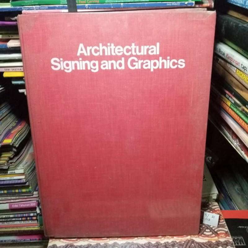 Jual majalah bahasa inggris architectural signing and graphics HC 232 ...
