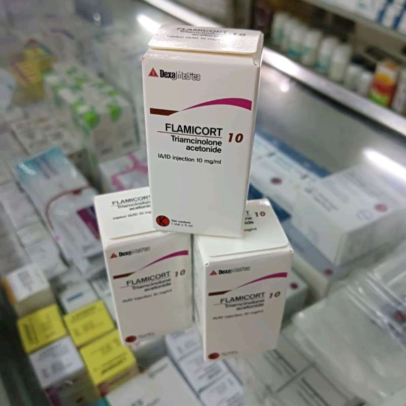 Jual Flamicort 10mg injeksi Triamcinolone / box exp 2025 di Seller ...