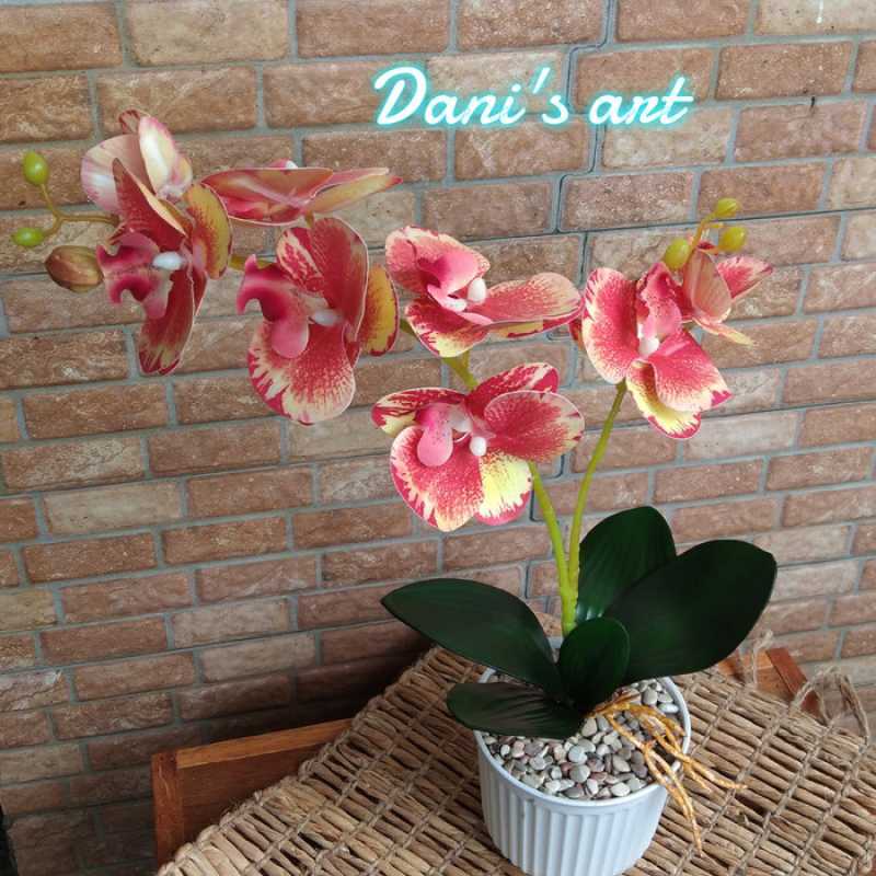 Promo Bunga Anggrek Latex/ Anggrek Premium/ Anggrek Palsu/ Bunga ...