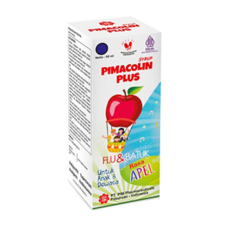 Promo Pimacolin Plus Sirup 60 Ml Rasa Susu-syrup Obat Batuk,pilek & Flu ...