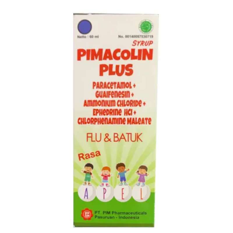 Promo Pimacolin Plus Sirup 60 Ml Rasa Susu-syrup Obat Batuk,pilek & Flu ...