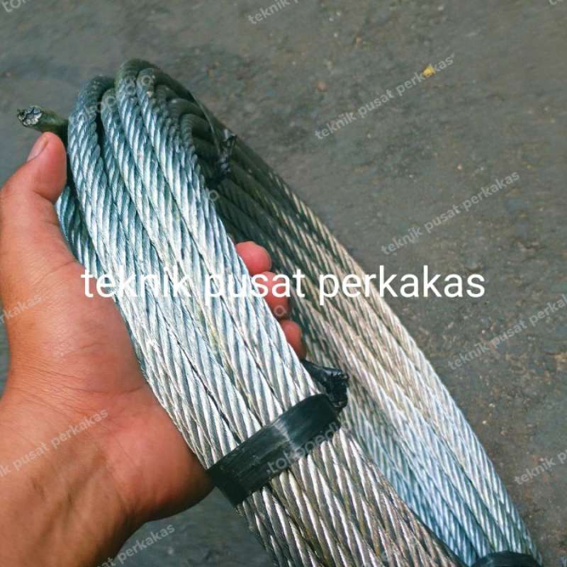Promo Tali Kawat Sling Baja Size 3 mm - 8 mm Wire Rope Winch Hoist 1 meter Diskon 23% di Seller ...
