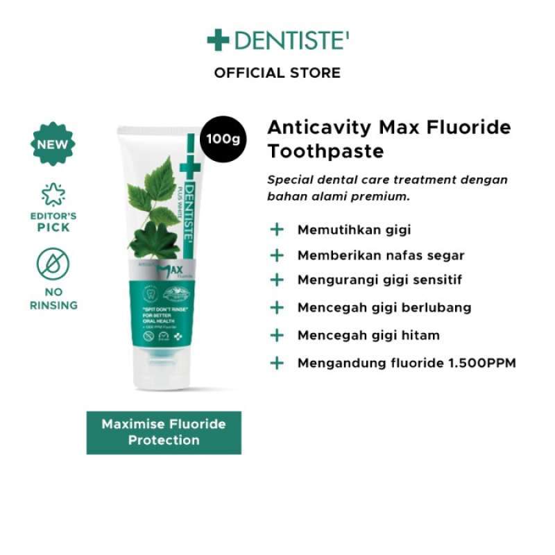 Promo Dentiste Anticavity Max Flude Toothpaste 100gr Diskon 23% Di ...