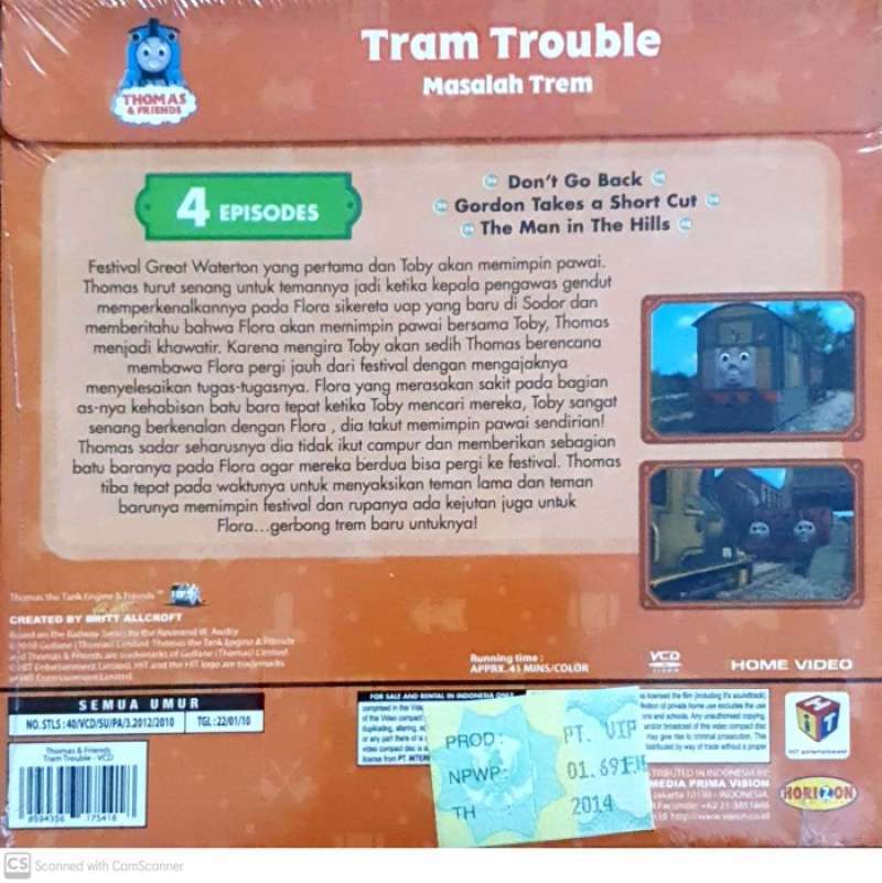 Promo Thomas & Friends: Tram Trouble | Vcd Diskon 23% Di Seller Biabia ...