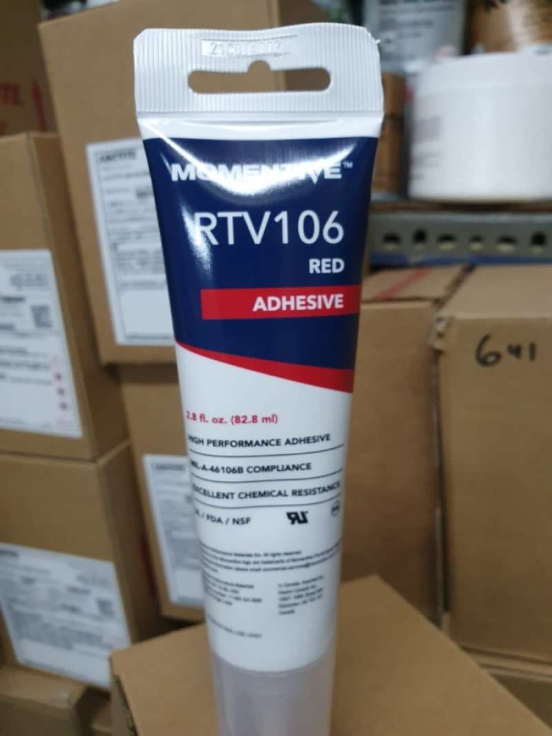 Promo Momentive Rtv106 Red High Temp Silicone Sealant Paste - 2.8 Oz ...