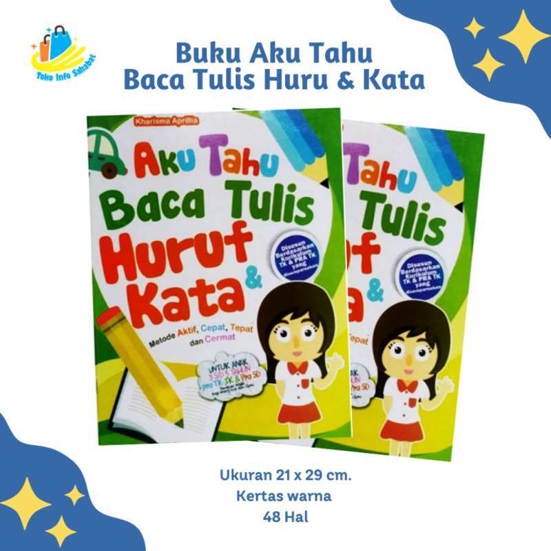 Promo Buku Anak Baca Tulis Huruf Dan Kata Diskon 3% Di Seller Toko Info ...